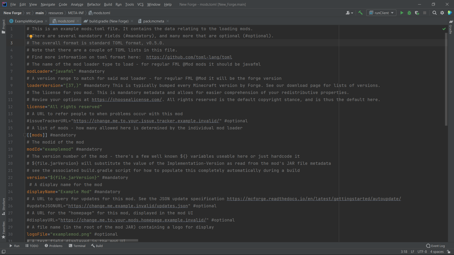 [Forge] Mods.toml. Настраиваем новый Forge мод – GeekStand